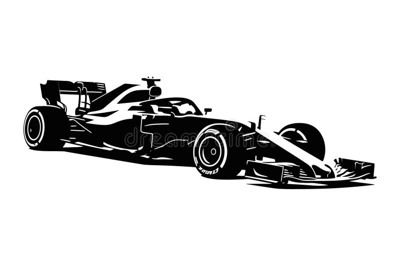 Silhouette High Speed Racing Car Design Stock Illustrations – 518 ...