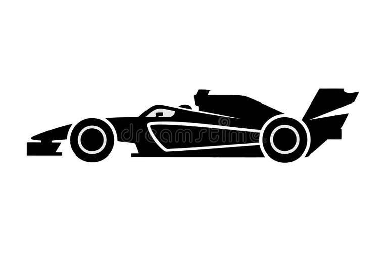 Silhouette High Speed Racing Car Design Stock Illustrations – 518 ...
