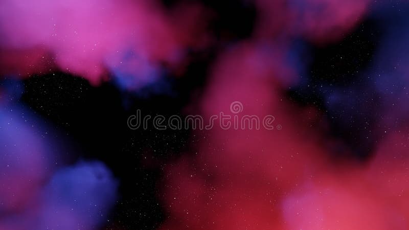 High Resolution Star Nebula Generated in a 3D Simulator Stock ...