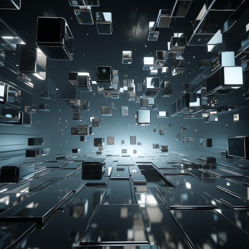 Abstract Geometric Puzzle: Dynamic Problem-Solving in Futuristic ...