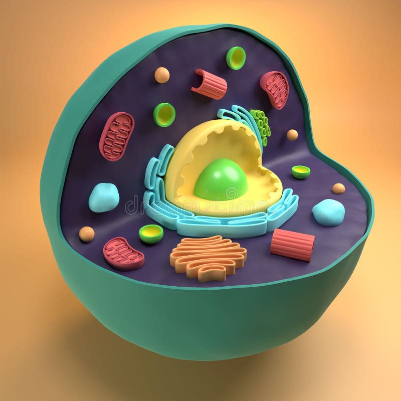 3d Diagram Animal Cell Stock Illustrations – 138 3d Diagram Animal Cell ...