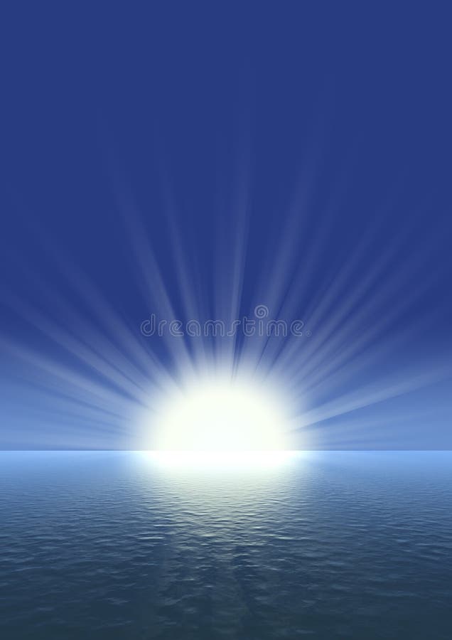 High resolution sunrise stock illustration. Illustration of southern ...