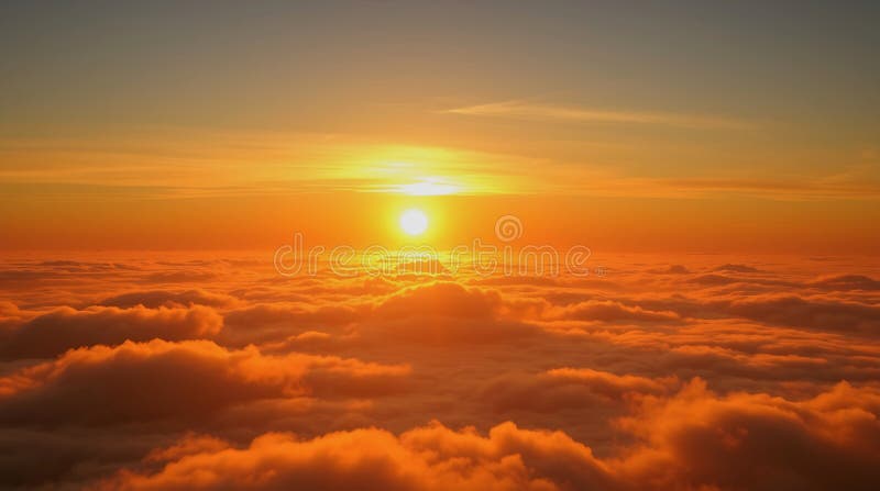 A High Resolution Sunset Scene with the Sun& X27;s Rays Stock Photo ...