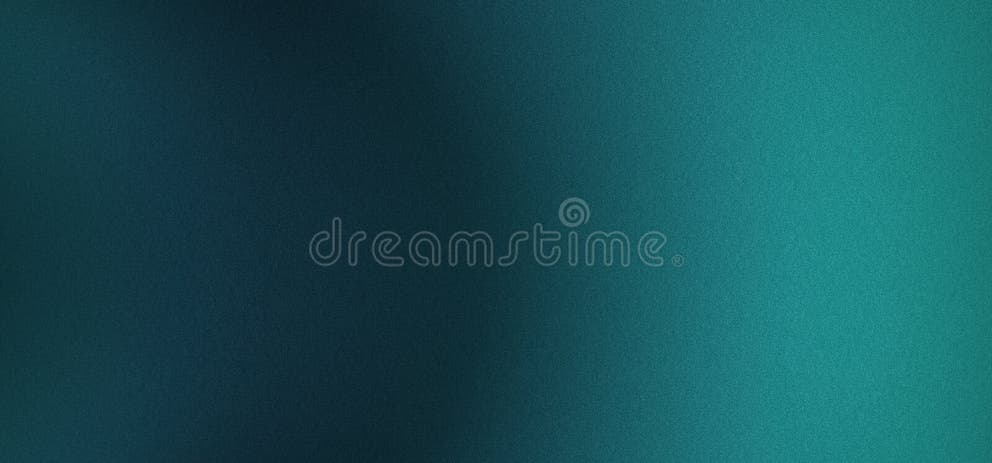 Teal and Aqua Color Grainy Background with Gradient Effect on Dark ...