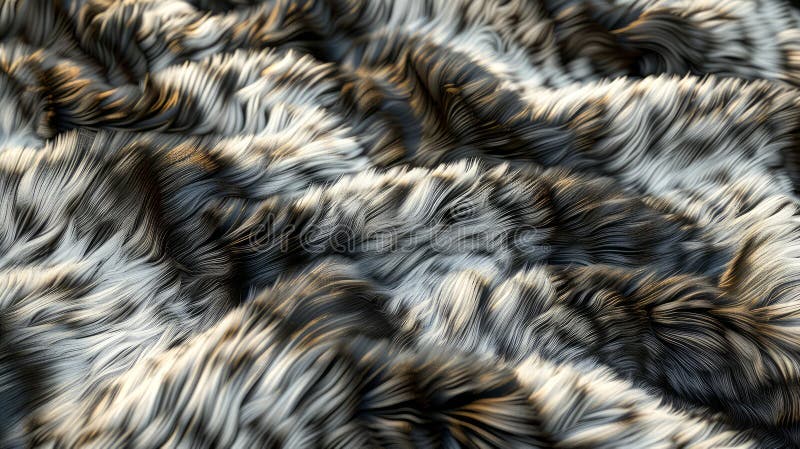 High Resolution Texture of Black and White Fur Pattern for Fashion and ...