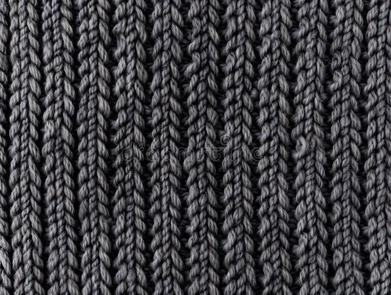 Gray Ribbed Knit Sweater Fabric Texture Stock Illustration ...