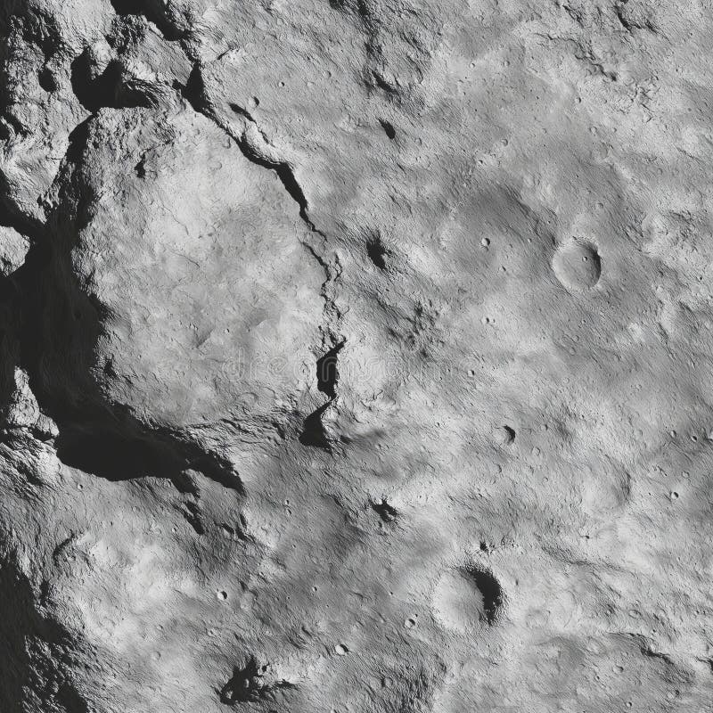 Moon Surface Texture Pattern, Cratered Lunar Landscape Background ...