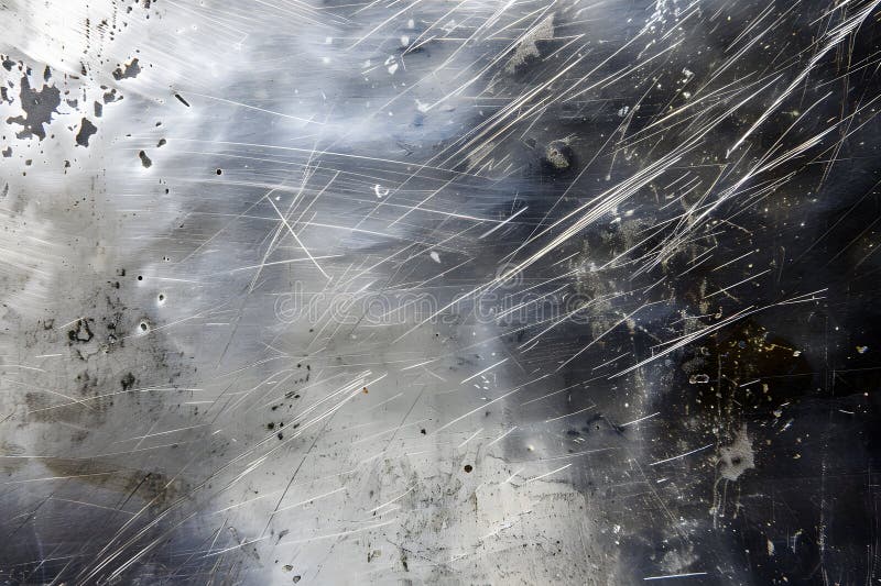 Scratched Metal Surface Texture Background Stock Illustration ...
