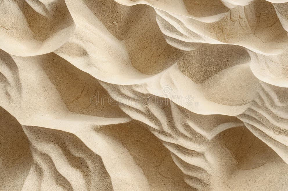 A High-resolution Texture of Sand, Capturing the Fine Details and ...