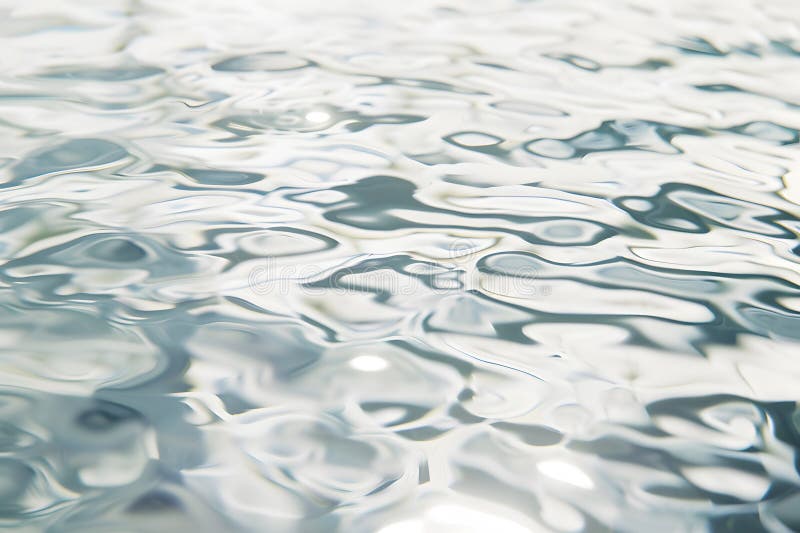 Abstract Water Ripples Texture - White Background Stock Illustration ...