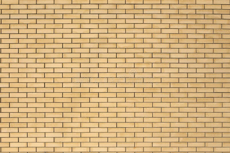 High Resolution Texture of a Yellow Brick Wall. Laying Horizontal ...