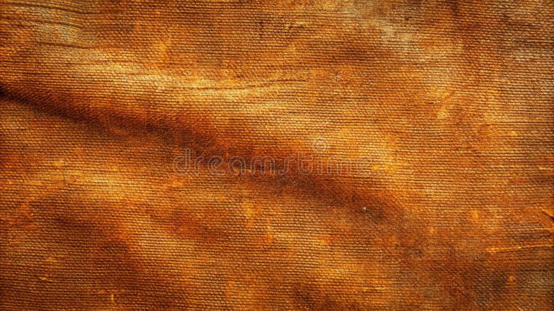 High-resolution Textured Image of a Richly Colored Orange Fabric with ...