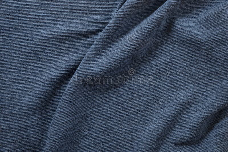 Top View of Blue Fabric with Textured Design Stock Image - Image of ...