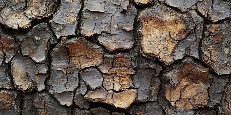 High-Resolution Tree Bark Texture: a Detailed Close-Up Image Stock ...