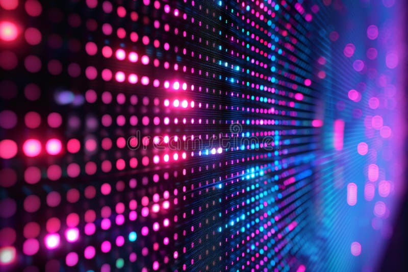 High Resolution, Very Detailed Texture of a Flat Led Screen in a ...