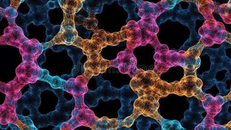 High Resolution Visualization of Carbyne Molecular Structure Stock ...