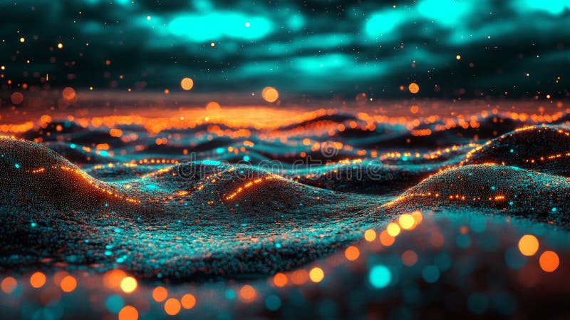 A High-resolution Visualization of Data Waves Moving through a Digital ...