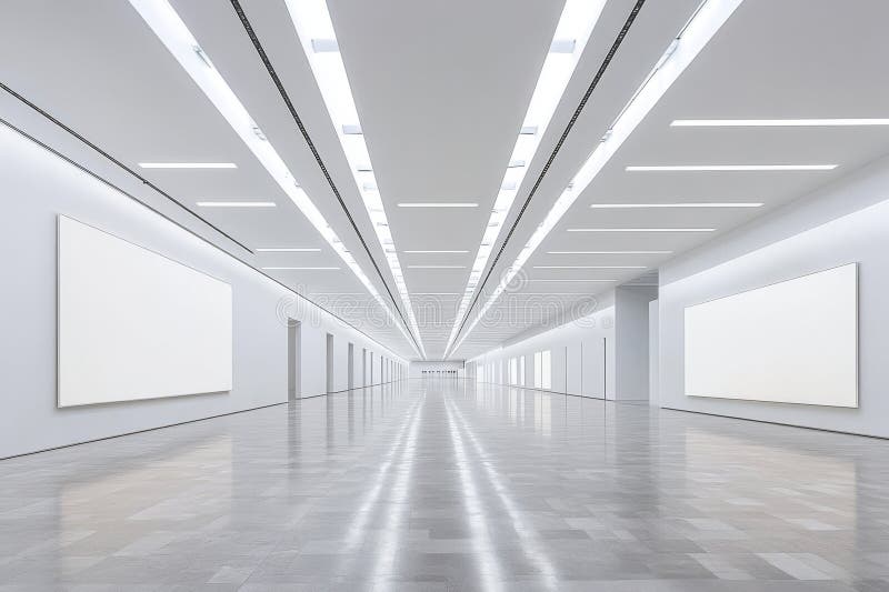 High Resolution Visuals of a Contemporary Exhibition Hall that Includes ...