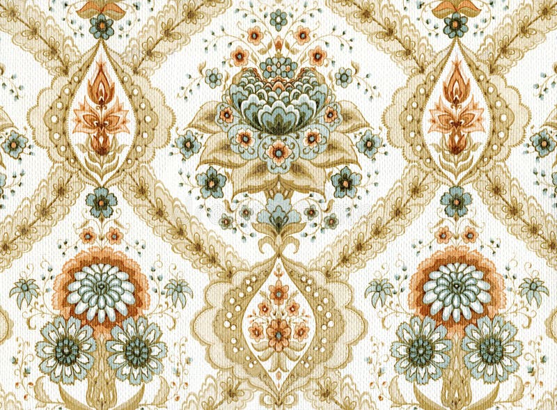 High Resolution Wallpaper with Floral Pattern Stock Photo - Image of ...
