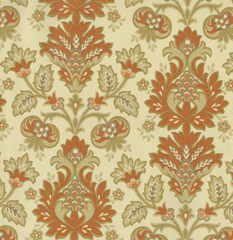 High Resolution Wallpaper with Floral Pattern Stock Illustration ...