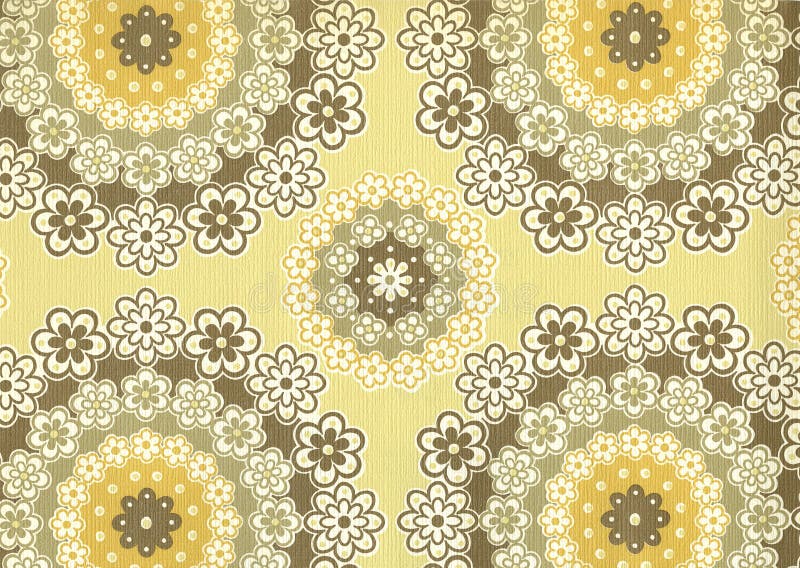 High Resolution Wallpaper with Floral Pattern Stock Illustration ...
