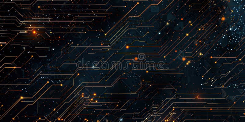 Coding Paradise. Tech-savvy Programming Background Stock Illustration ...