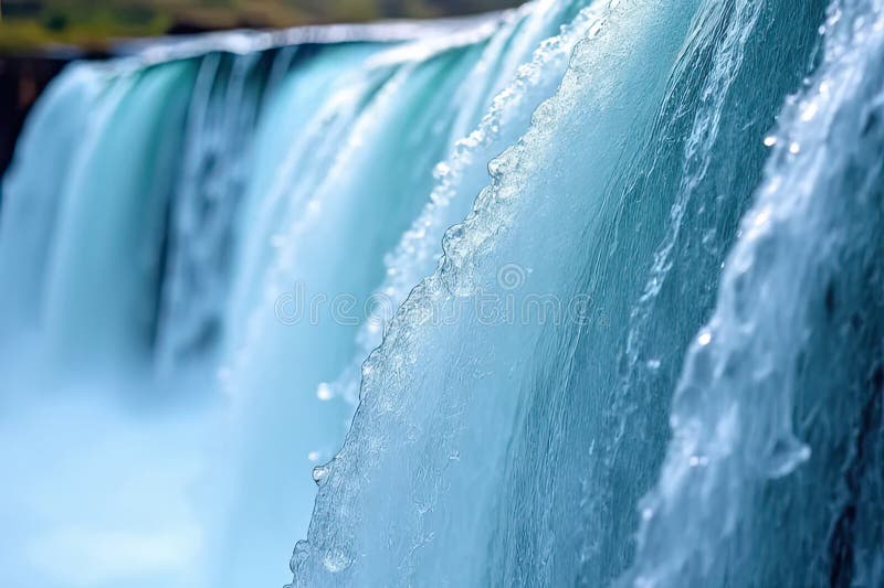 High-Resolution Waterfall Imagery Stock Illustration - Illustration of ...