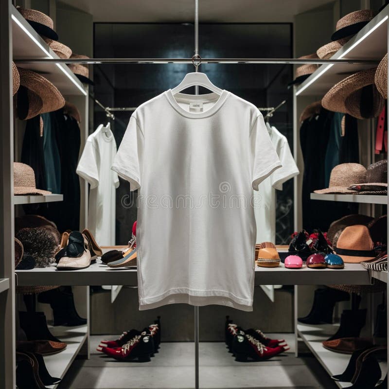 High-quality T Shirt Mockup Image for Design Isolated Background Stock ...