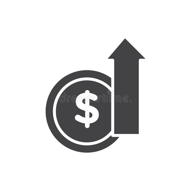 High Revenue Icon Flat Simple Outline Set Stock Illustration ...