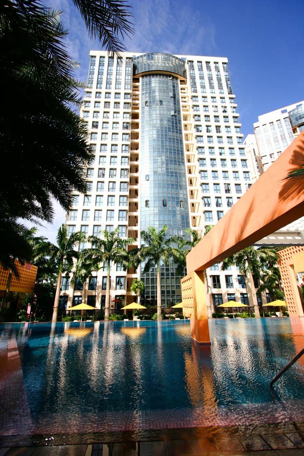 High rise apartment stock photo. Image of concrete, pleasure - 3893972