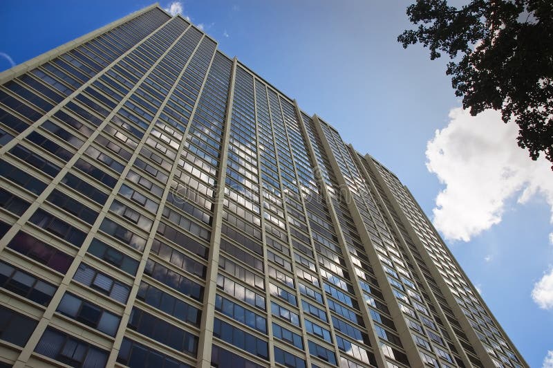 High Rise Apartment Building Stock Photo - Image of architecture, glass ...