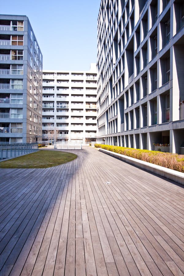 High Rise Apartment Buildings Stock Image - Image of home, flat: 8182279