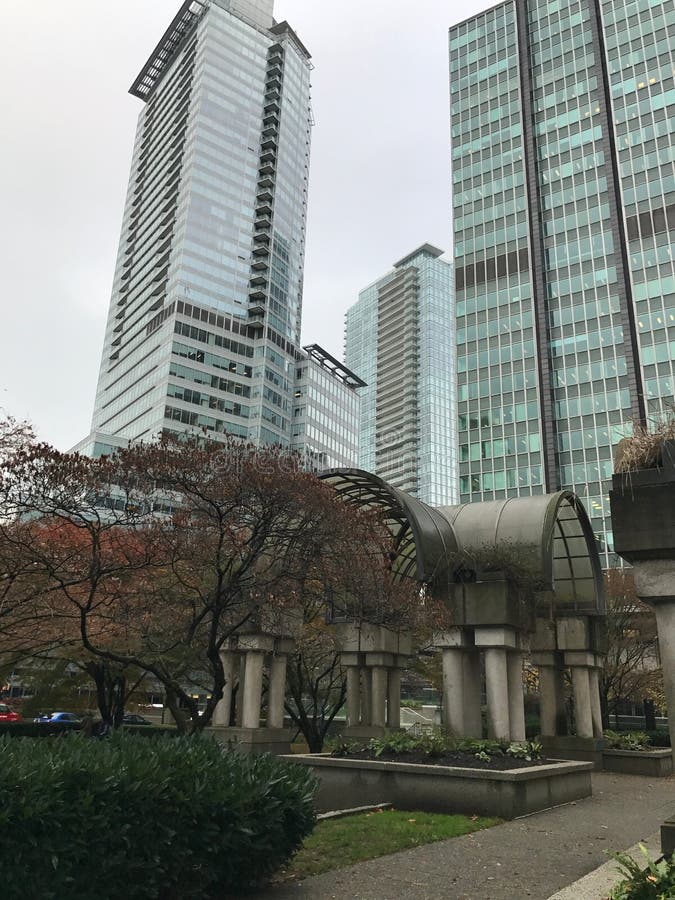 High Rise Apartments in Downtown Vancouver, BC Editorial Stock Photo ...