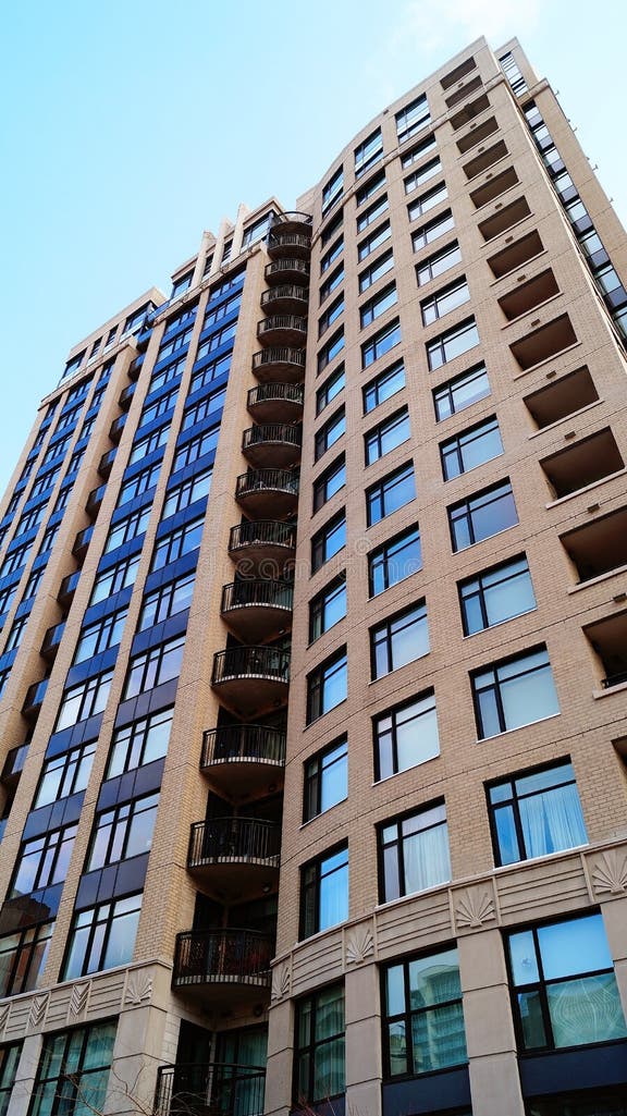 High-rise Beautiful Tall Building. Editorial Photo - Image of ...