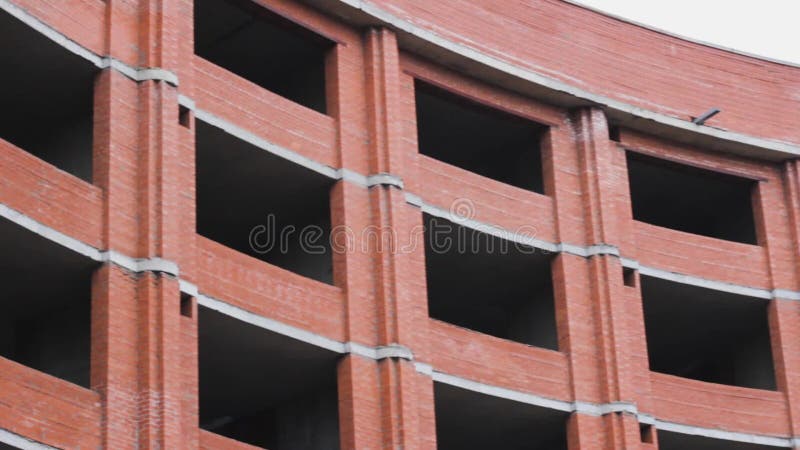 High-rise Brick Building. Construction Structure Development Site Stock ...