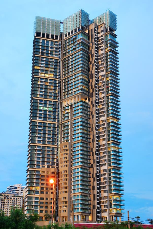 The high rise building stock image. Image of street, tower - 15443835