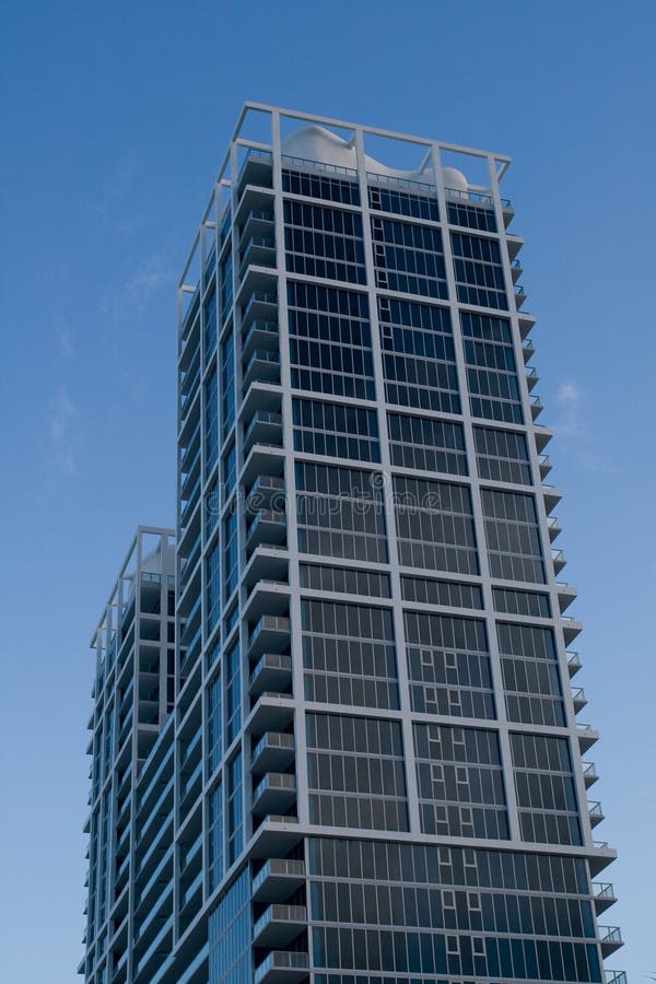 High Rise Building stock image. Image of geometric, architectural - 7225983