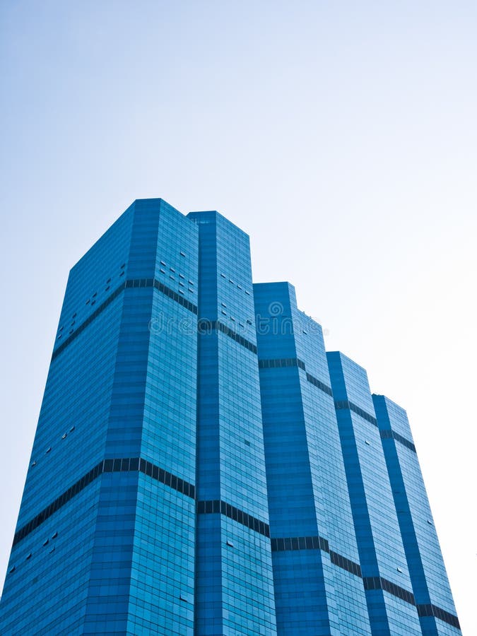 High Rise Building in CBD Area Stock Image - Image of clear ...