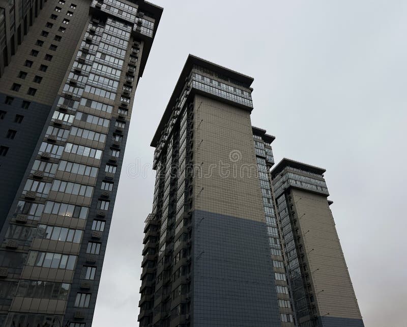 High Rise Building in the City Editorial Image - Image of brick, city ...