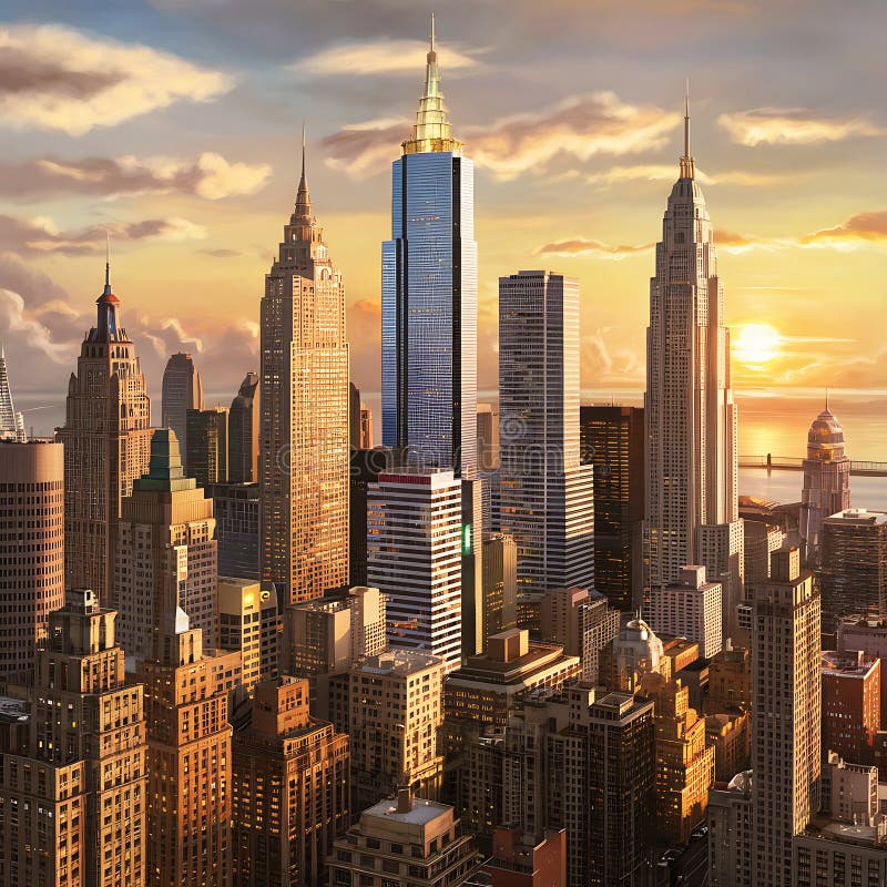 High Rise Building City in the World Stock Photo - Image of realestate ...