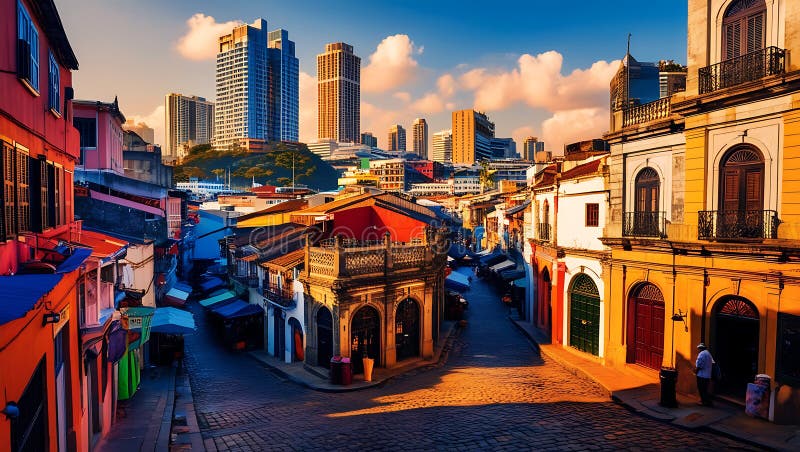 High Rise Building City in the World Stock Image - Image of hightech ...