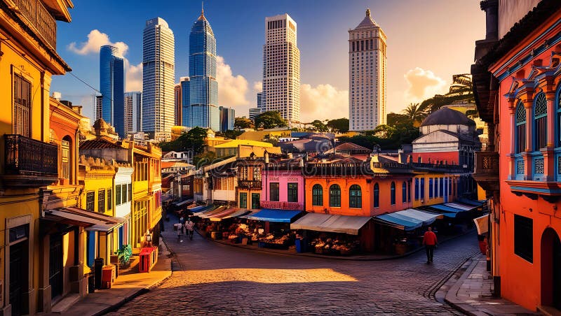 High Rise Building City in the World Stock Photo - Image of downtown ...