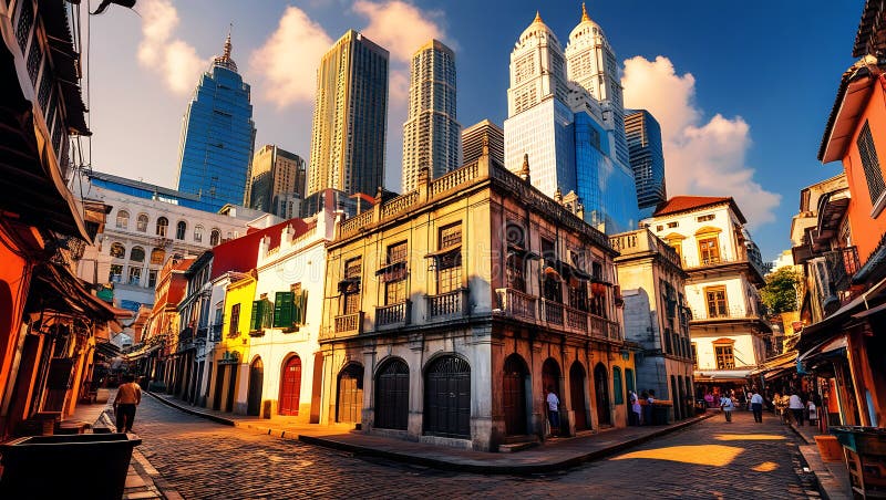 High Rise Building City in the World Stock Photo - Image of engineering ...