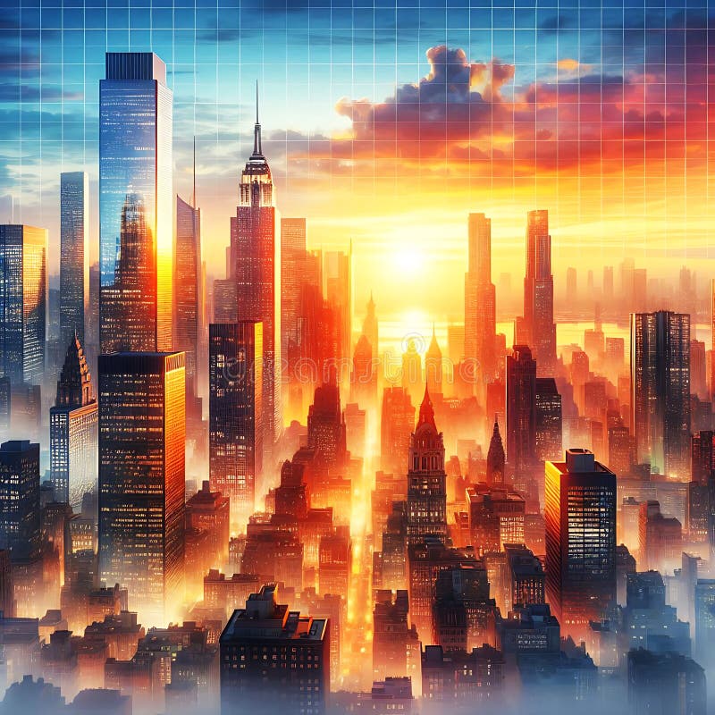 High Rise Building City in the World Stock Photo - Image of building ...