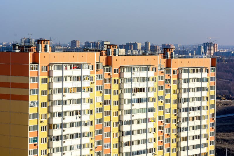 The High Rise Building Closeup Stock Photo - Image of contemporary ...