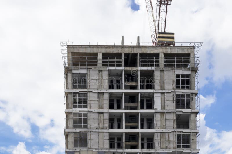 High-rise Building Constructed with Reinforced Concrete Structure ...