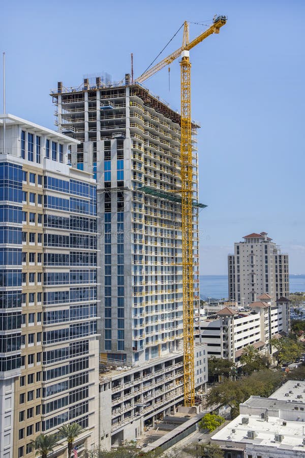 High Rise Building Construction Stock Image - Image of construction ...