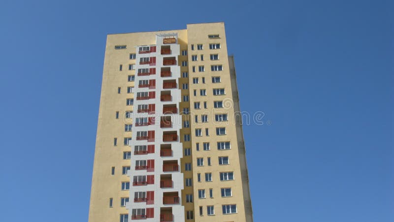 High-rise Building Covers with Shadow As Sun Path Stock Footage - Video ...
