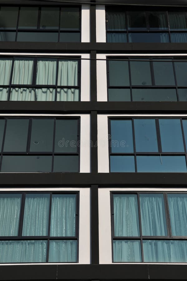 Abstract Architectural Detail of a Generic High Rise Residential ...