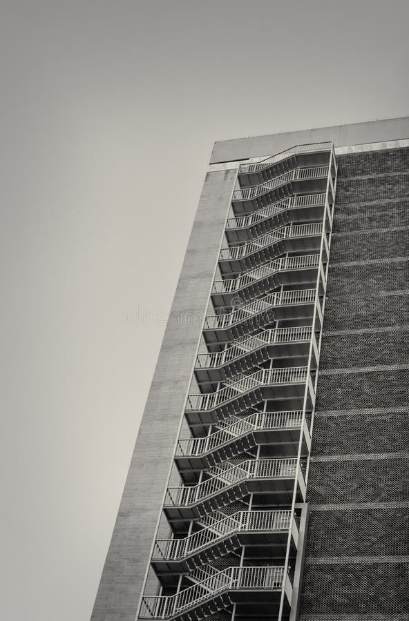 High rise building stock image. Image of black, white - 53204941